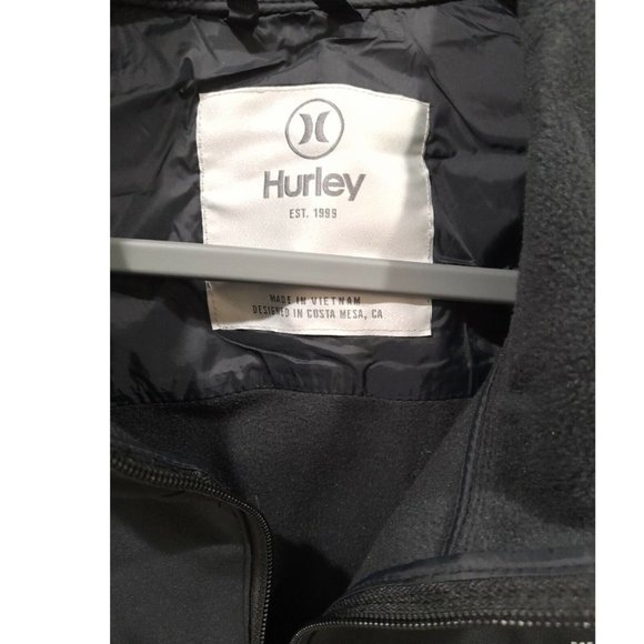 Hurley | Jackets & Coats | Hurley Mens Black Softshell Quilted Wind ...